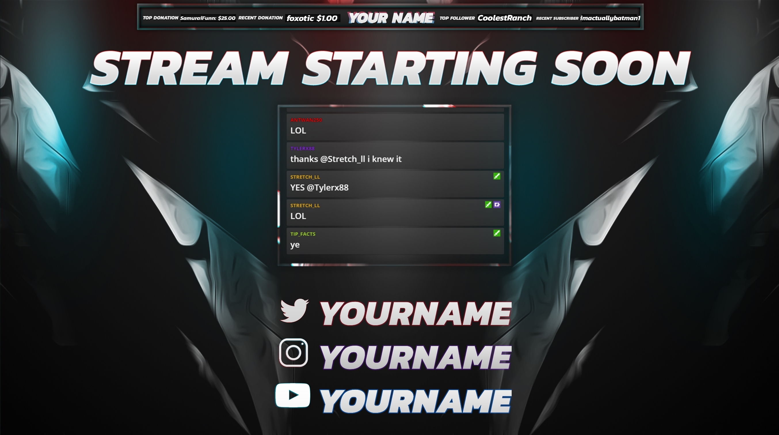 Stream Overlays | Free & Premium Overlays for Twitch, TikTok & Beyond ...