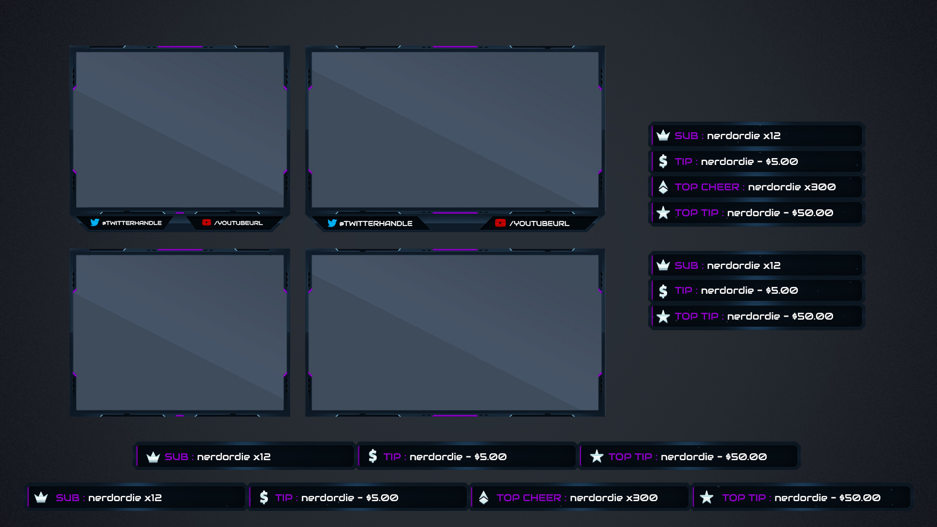 Stream Overlays | Free & Premium Overlays for Twitch, TikTok & Beyond ...