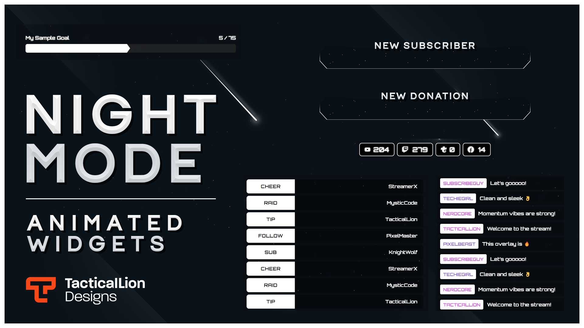 Stream Overlays | Free & Premium Overlays for Twitch, TikTok & Beyond ...