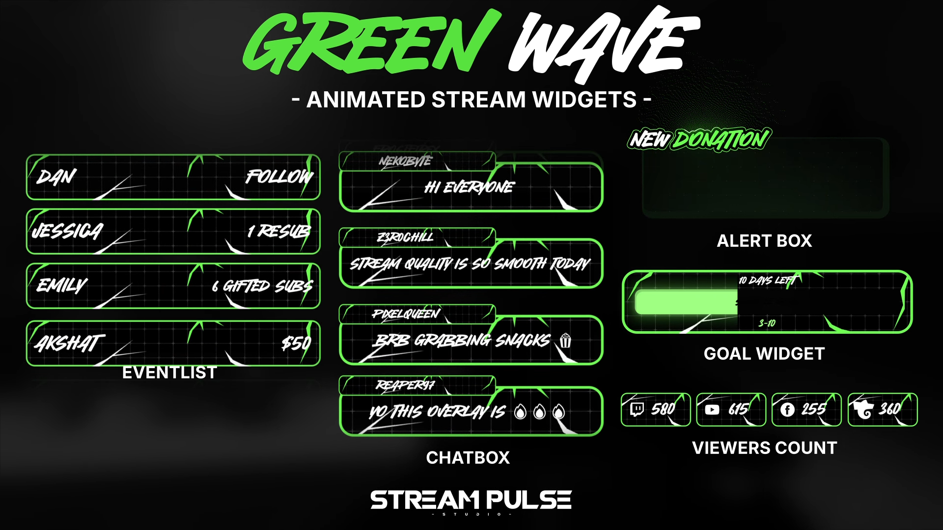 Stream Overlays | Free & Premium Overlays for Twitch, TikTok & Beyond ...