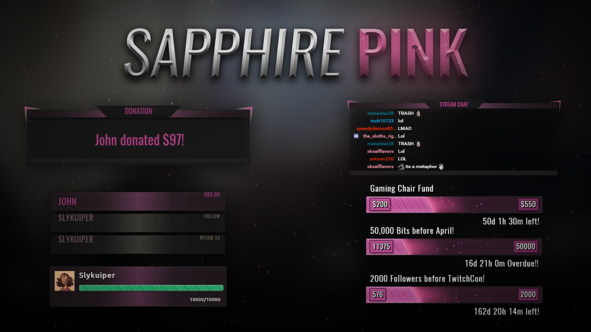 Stream Overlays | Free & Premium Overlays for Twitch, TikTok & Beyond ...