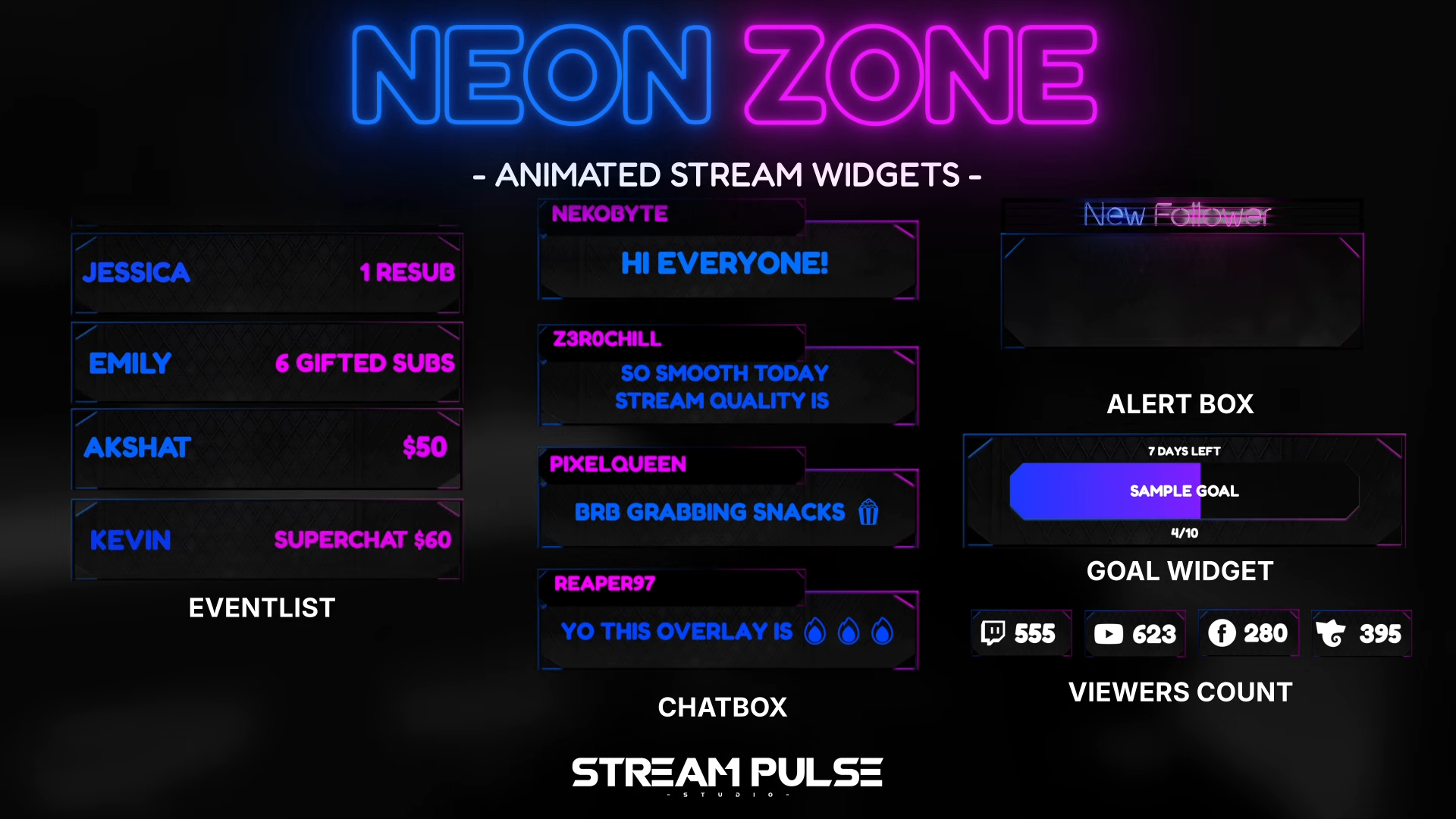 Stream Overlays | Free & Premium Overlays for Twitch, TikTok & Beyond ...