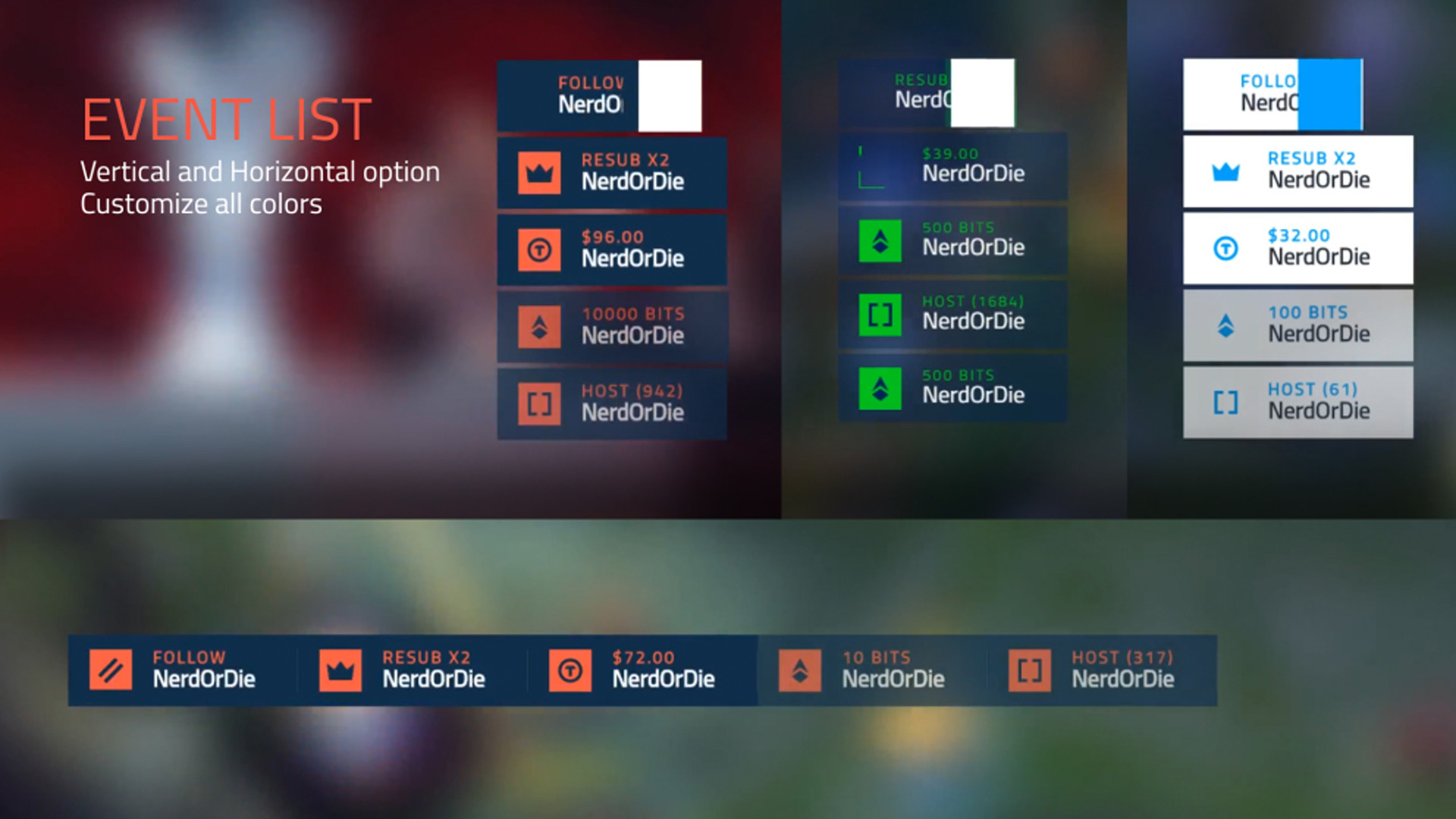 Stream Overlays | Free & Premium Overlays for Twitch, TikTok & Beyond ...