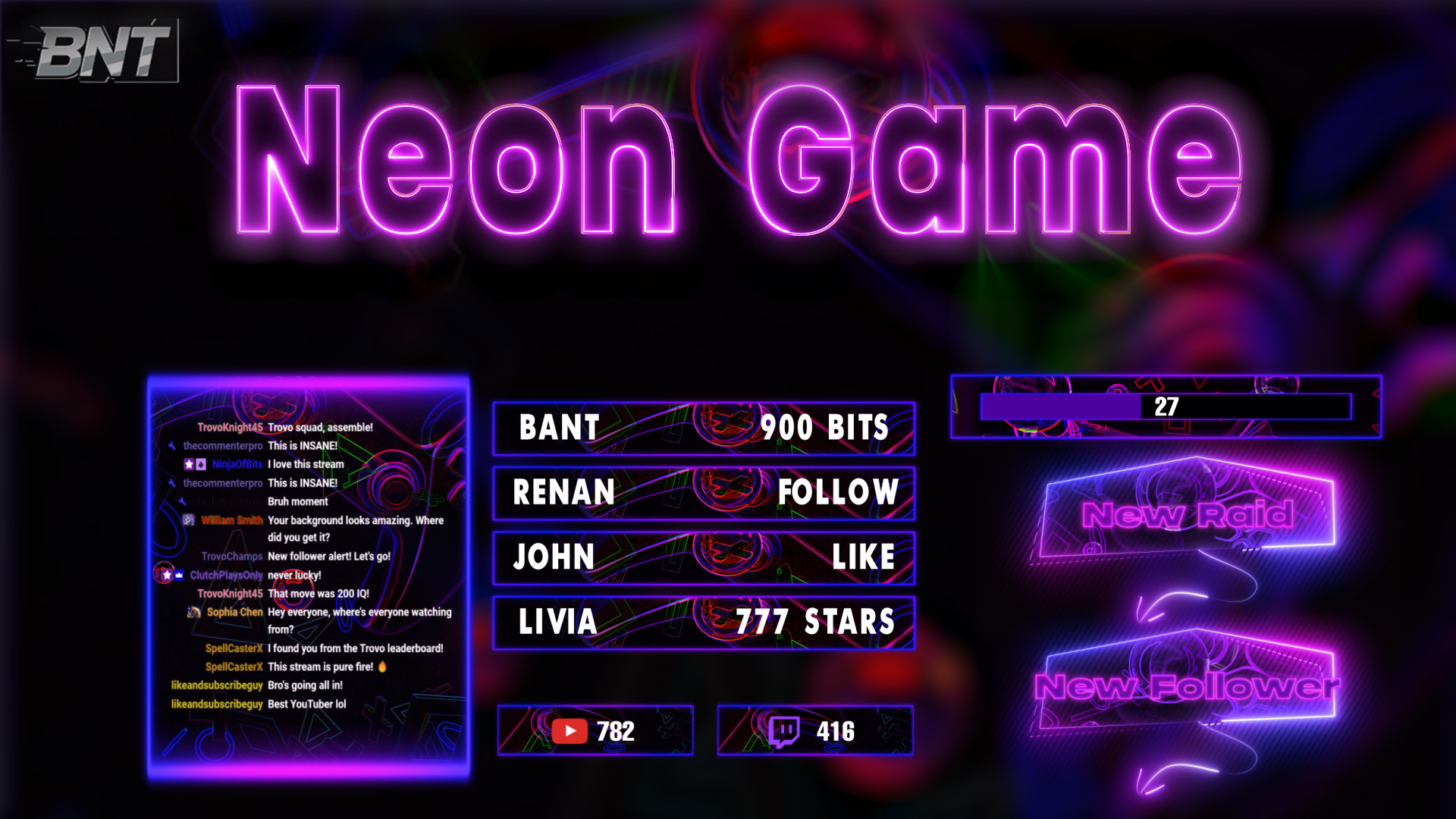 Stream Overlays | Free & Premium Overlays for Twitch, TikTok & Beyond ...