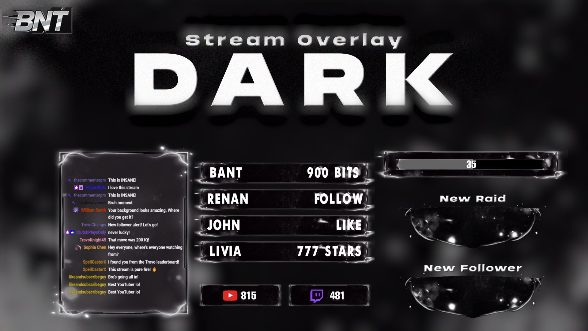 Stream Overlays | Free & Premium Overlays for Twitch, TikTok & Beyond ...
